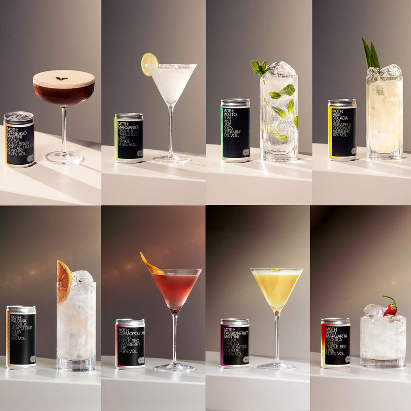 Cocktail Taster Pack | The UK’s no.1 premium RTD cocktails | MOTH: