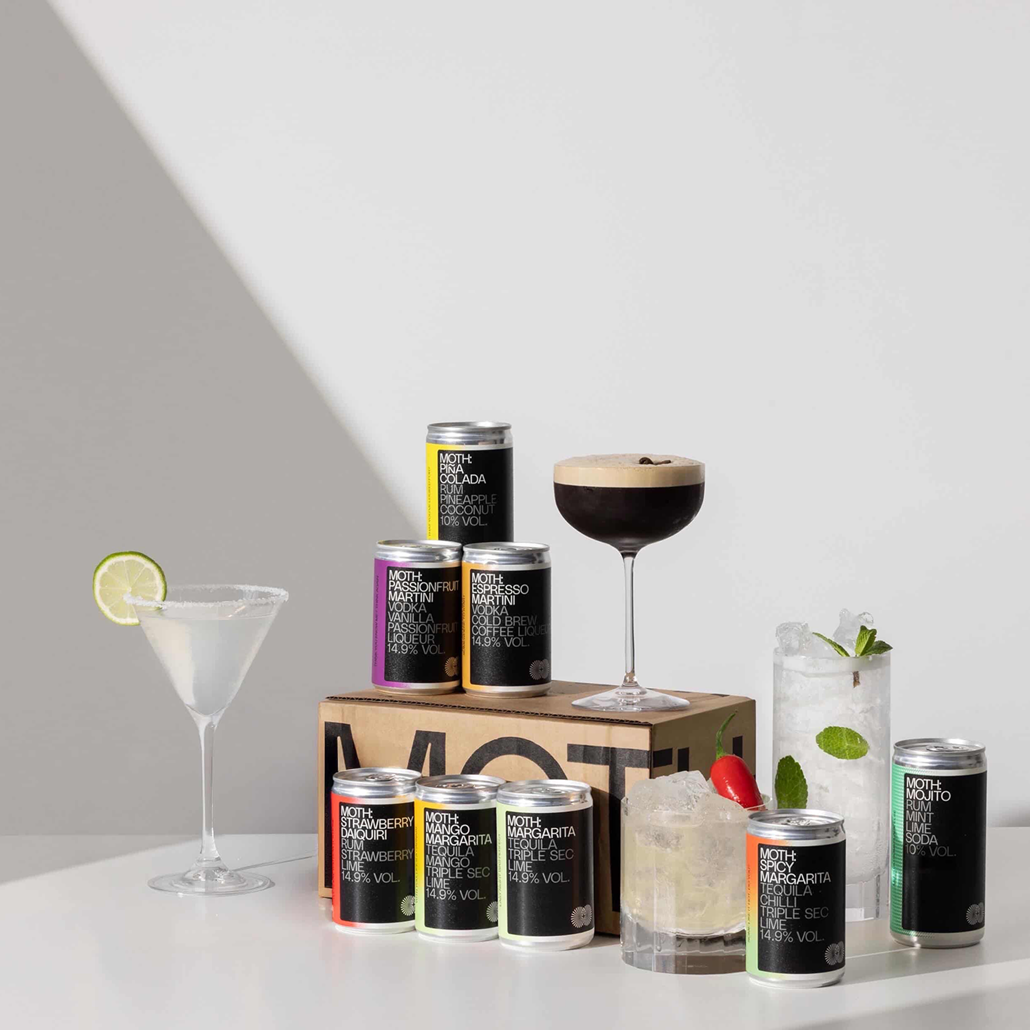 Cocktail Taster Pack | The UK’s no.1 premium RTD cocktails | MOTH:
