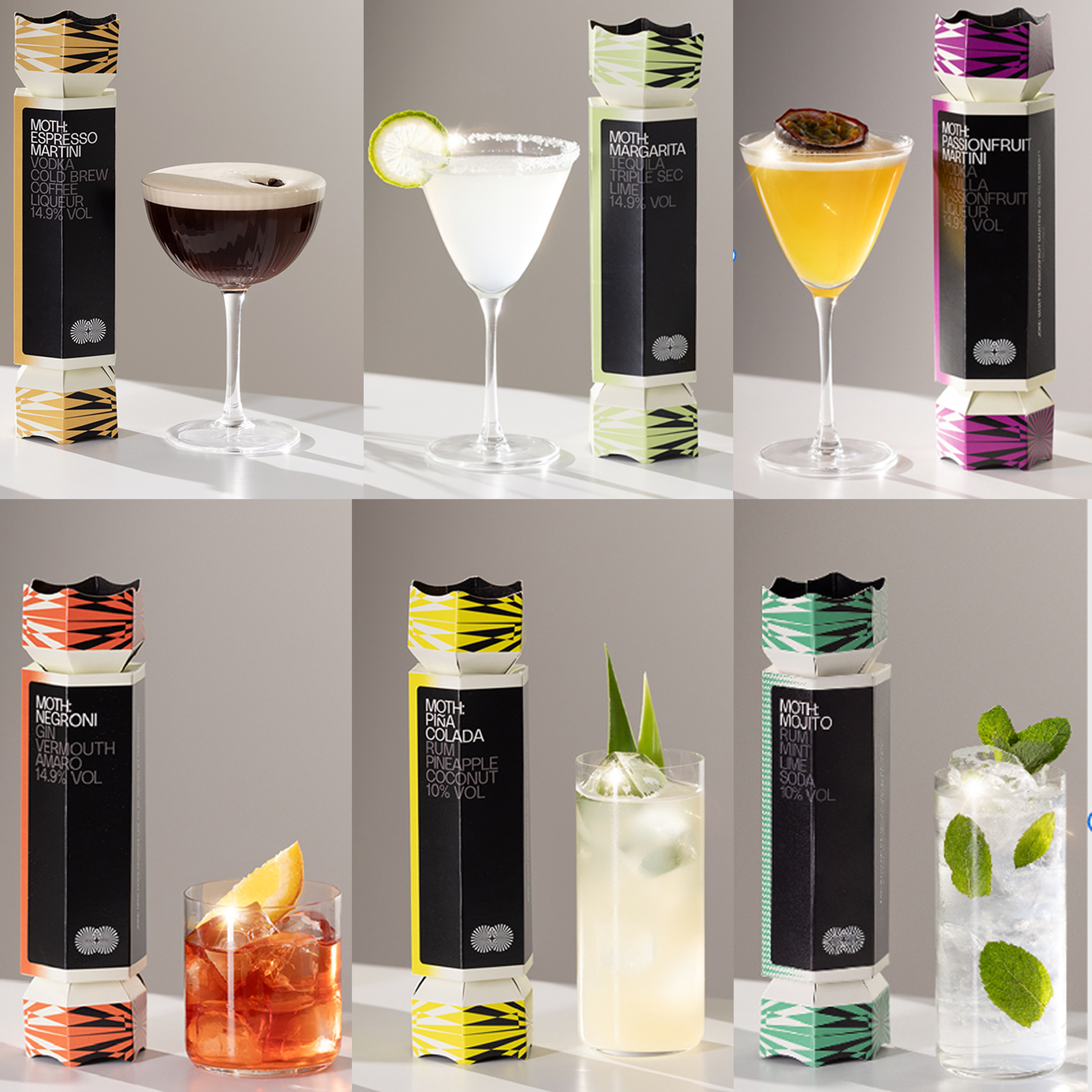 Christmas Cocktail Crackers | Cocktail Can Crackers | MOTH Drinks